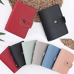 PRIVILLA 2 Pcs Credit Card Holder and Credit Card Wallet，Sd Card Holder Each Has 26 Card Slots for Organizers, 2024 New Credit Card Holders for Men and Women (Gray+blue)