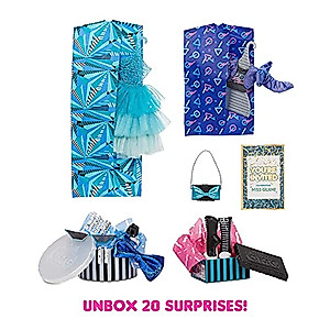 LOL Surprise OMG Present Surprise Fashion Doll Miss Glam with 20 Surprises, Birthday Inspired, 5 Fashion Looks, Accessories,Toys for Girls Boys Ages 4 5 6 7+ Years Old,Multicolor