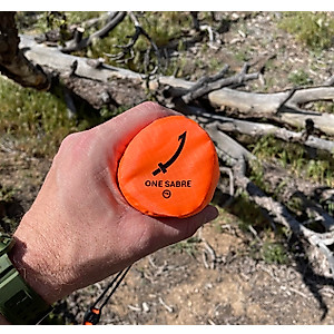 Emergency/Survival Bivvy Bag - Mylar Sleeping Bag, Survival shelter, Reflects 90% Body Heat, Hiking, Camping, Outdoors, Fishing, Hunting, overlanding, Scouts, Ripstop Carry Bag w/Whistle (Orange)