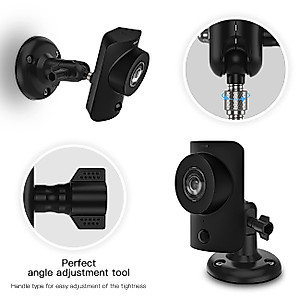 Koroao Mount Compatible with SimpliSafe Camera, 360 Degree Adjustable Wall Mount for SimpliSafe Security Camera (2-Pack)