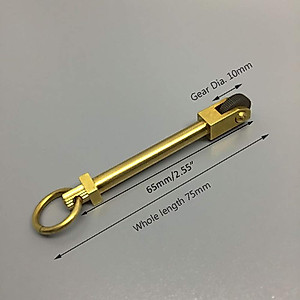 Ambrogio.L EDC Gear Spark Wheel Fire Starter Lighter Survival Outdoor Tool Kit Keychain,Gift/1x Waterproof Pill Container Holder Box