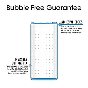 amFilm Glass Screen Protector for Samsung Galaxy S8, 3D Curved Tempered Glass, Dot Matrix with Easy Installation Tray, Case Friendly (Black)