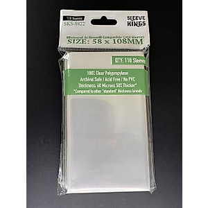 Sleeve Kings Betrayal at House on the Hill Card Sleeves (58x108mm) - 110 Pack, 60 Microns