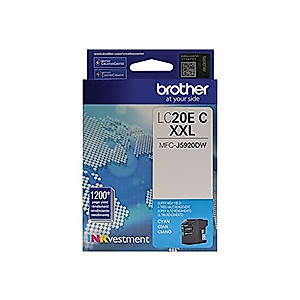 Brother LC20EC Super High Yield Cyan Ink Cartridge