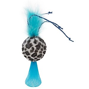 Petlinks HappyNip Playful Popper Pop Up Spring Cat Toy - Blue, One Size