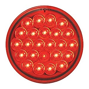 Grand General 78273BP Red 4" Round Pearl 24-LED Stop/Turn/Tail Sealed Light