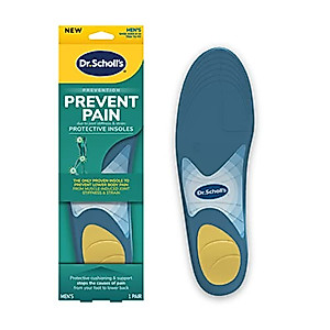 Dr. Scholl's ® Prevent Pain Lower Body Protective Insoles, 1 Pair, Men's 8-14, Protects Against Foot, Knee, Heel, and Lower Back Pain, Trim to Fit Inserts