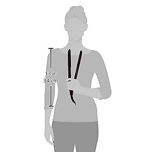 CHI 1" Titanium Hairstyling Iron with TouchSlide Adjustable Heat Settings and Curved Floating Plates, 1 lb, Black