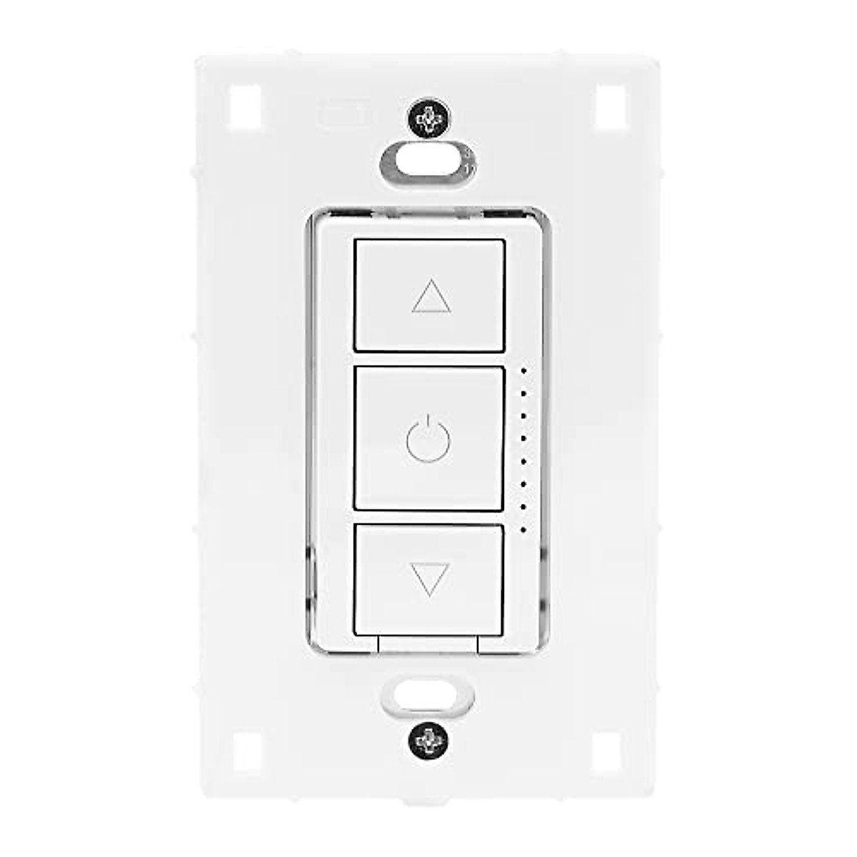 Luvoni WiFi Smart Dimmer Switch, 3-Way/Single Pole Electrical Light Switch, 3 Button, 300 Watt max, LED Compatible, Screwless Wall Plate Included, Compatible with Alexa and Google Assistant