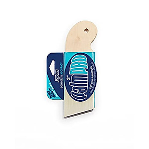 Zibra Palm Pro Cut in Angled Paint Paint Brush, Short Handle for Furniture and Next to Trim, 2-inch