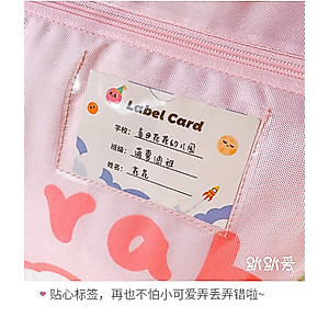 Kawaii Water Resistant Thick Over Size Storage Bag, Cute Aesthetic Cartoon Print Folding Organizer Bag, Under Bed Storage Carrying Bag with Reinforced Handle for Bedding Comforters (Yellow,Large)