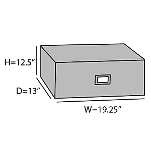 Covermates Keepsakes - Serveware Storage - Padded Protection - ID Window - Stain Resistant - Machine Washable - China Storage, Red