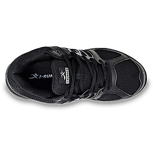 I-RUNNER Woman Pro Series Black Leather/Mesh 8 Wide (D) US