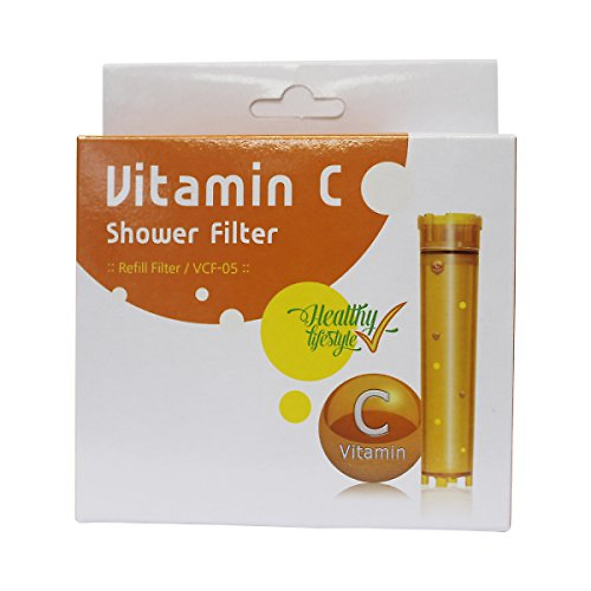 UBS Vitamin C Cartridge 5 Pc in 1 Pack for Vita-fresh Shower Filter, 8.82 Ounce