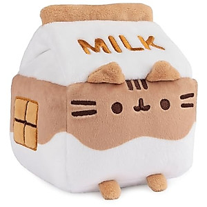 GUND Pusheen Chocolate Milk Plush Cat Stuffed Animal for Ages 8 and Up, Brown/White, 6”