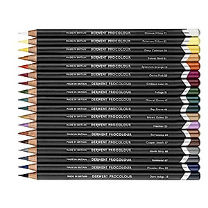 Derwent Colored Pencils, Procolour Pencils, Drawing, Art, Metal Tin, 72 Count (2302508)