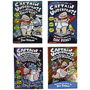 Captain Underpants 10 Books Collection