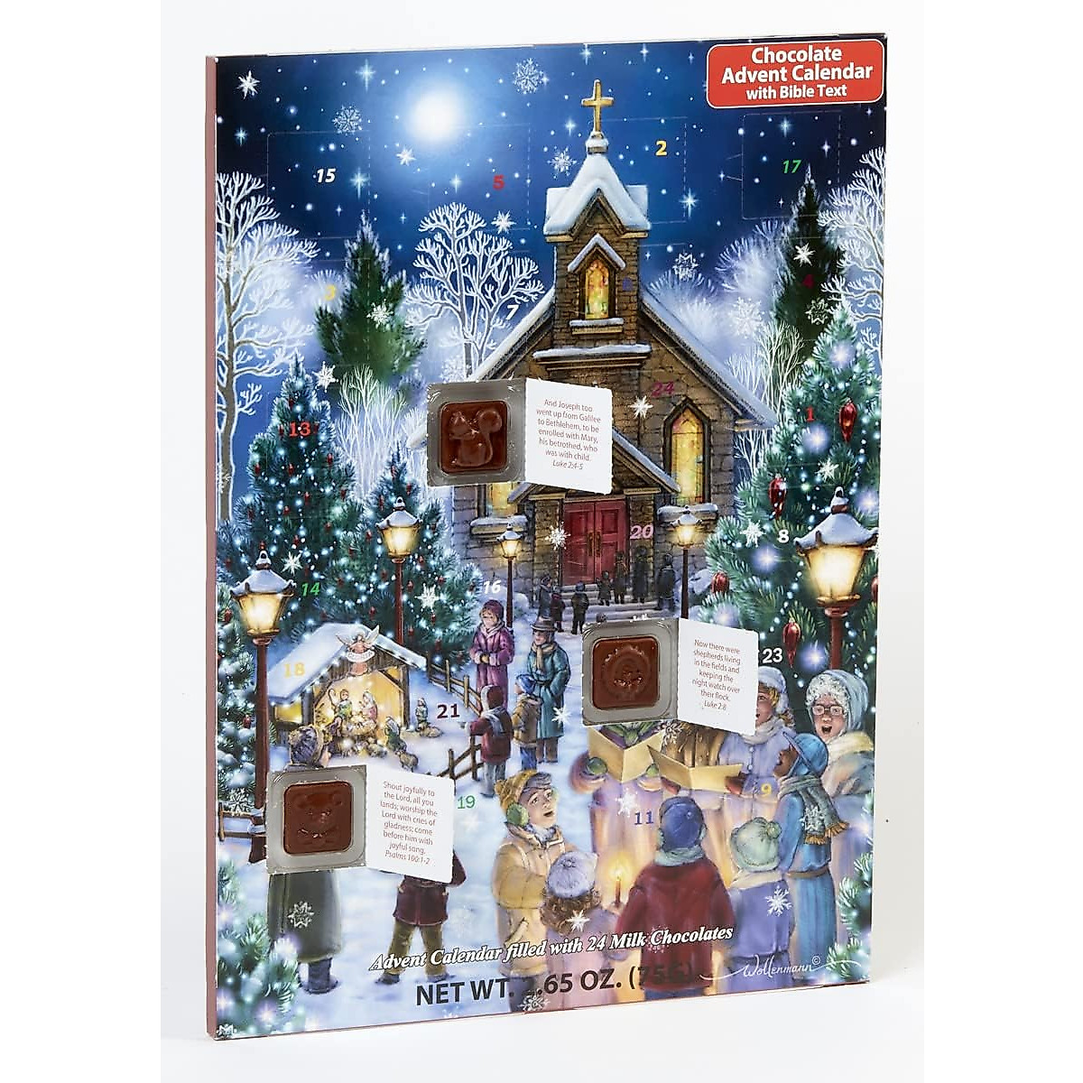 Christmas Eve Chocolate Advent Calendar (Countdown to Christmas Calendar)