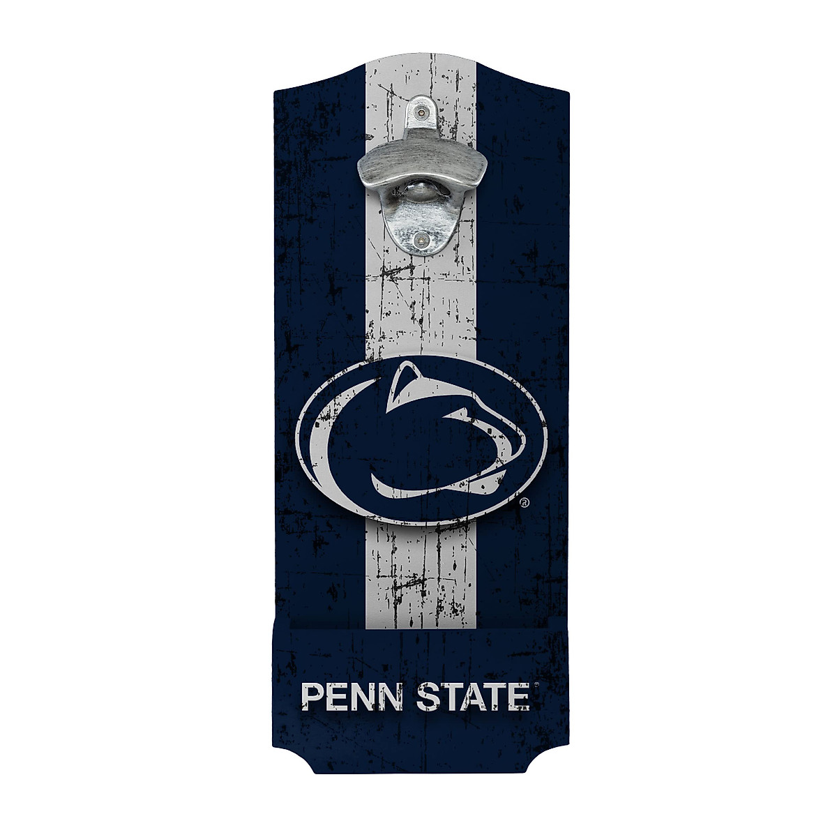 FOCO Penn State Nittany Lions NCAA Wooden Bottle Cap Opener Sign