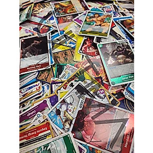 (200) ONE Piece Trading Card Mixed Sets Lot w/ 5 Holographics Foils Ultimasupply