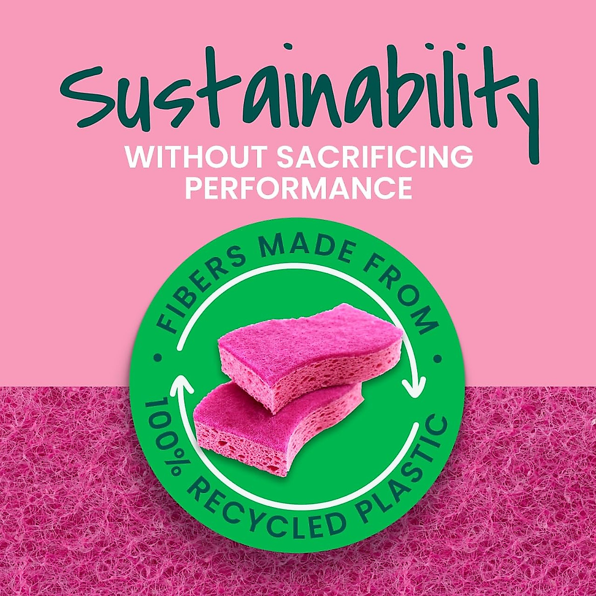 Scotch-Brite Brite Delicate Care Scrub Sponge 3/Pkg, 3 Count (Pack of 1)