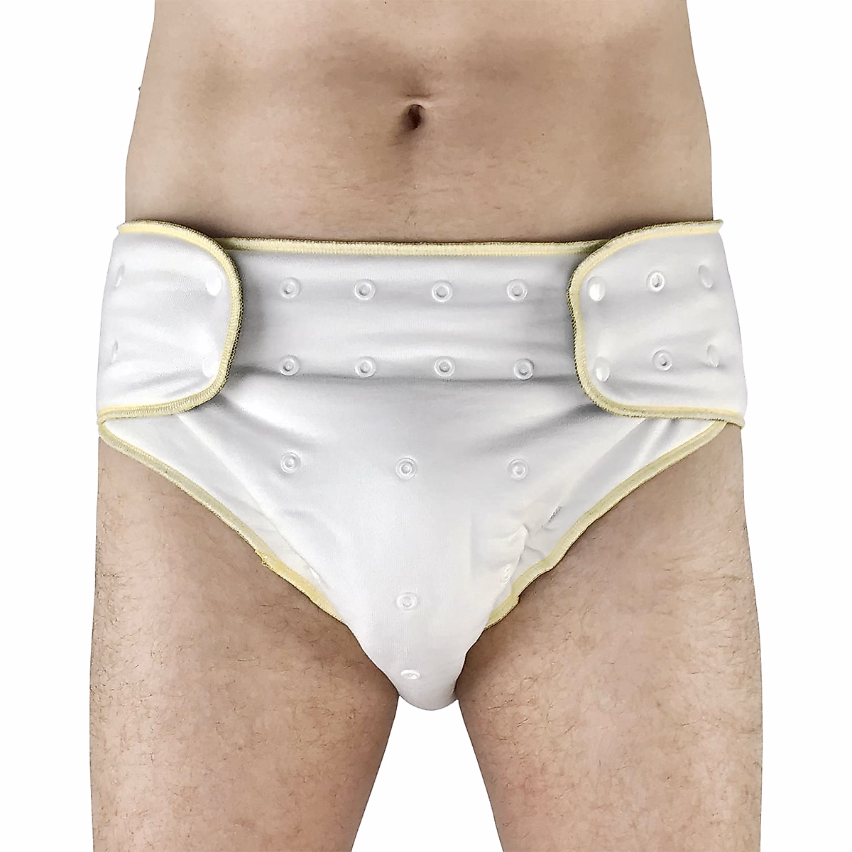 Adult Fitted Cloth Diaper: Incontinence Special Needs Washable Protective Briefs for Women and Men (1 Fitted Diaper, Small)