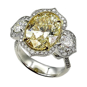 Metmejiao Sparkling Oval Yellow Citrine Ring White Topaz Women Wedding Jewelry 925 Silver (7)