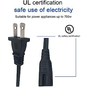 Parthcksi AC Power Cord Cable Plug Compatible with Bose Powered Acoustimass Module 3 9 25 6 Speaker System