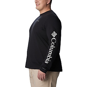 Columbia Men's Thistletown Hills Long Sleeve Logo Tee, Black, X-Large