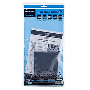 Metra 95-5817 Double DIN Installation Dash Kit for Select 1995- UP Ford, Lincoln, Mercury, and Mazda Vehicles & Metra 70-1771 Radio Wiring Harness for Ford/Lincoln/Mazda 1998-Up into Car, 16 Pin