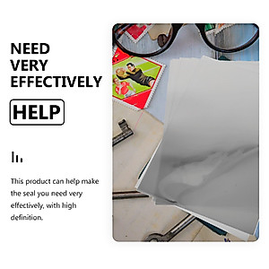 100pcs Transparent Exposure Film Photosensitive Film Seal Film Thermal Insulation Film Practical Film High Transparency Film Seal Supplies Seal Material Practical Stamp Film