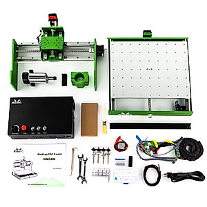 FoxAlien x WoodMads WM-3020 CNC Router for Metal Caving, 300W Spindle Linear Rails and Ball Screws 3-axis Milling Engraving Machine for Aluminum Copper Wood Acrylic