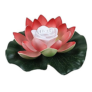 6 PC Lamp LED Floating Flower Lamps Lamps On Water Decoration Pool Decoration Swimming Garden Light Water Fountain