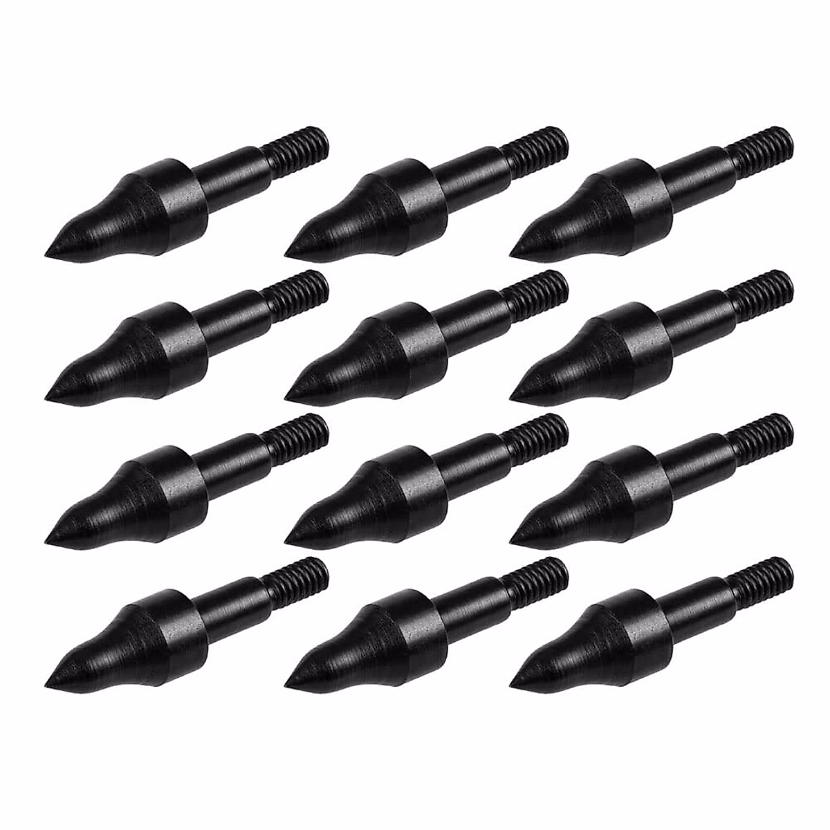 Excalibur Field Hunting Durable 11/32" Replacement Points for Crossbow Arrow Broadheads - 12 Pack, 100 Grain