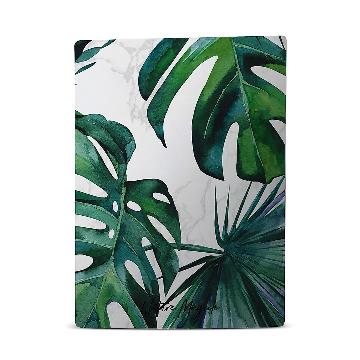 Head Case Designs Officially Licensed Nature Magick Green Art Mix Vinyl Faceplate Sticker Gaming Skin Decal Cover Compatible With Sony PlayStation 5 PS5 Disc Edition Console & DualSense Controller