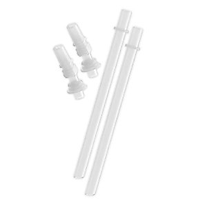 Bentgo® Kids Water Bottle Replacement Straws - 2-Pack of Reusable, Leak-Proof, & BPA-Free, Safe-Sip Straws & Valves for Bentgo Water Bottles (BGKDCP)