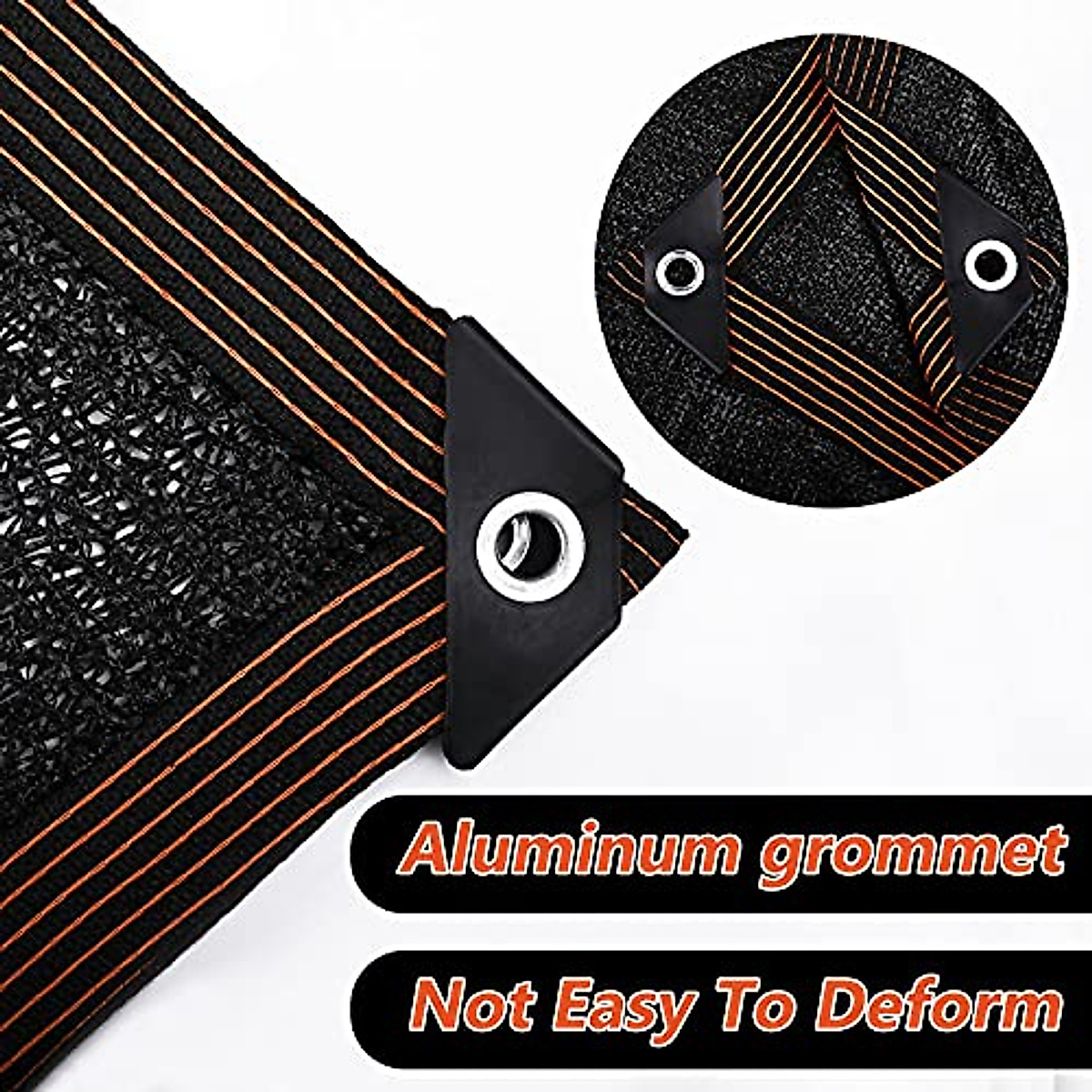 40% 6.5Ft x 13Ft Black Sunblock Shade Cloth Net Taped Edge with Grommets, Premium Sun Shade Mesh Tarp Perfect for Garden, Greenhouse, Chicken Coop, Flowers, Plants Heat Protection.