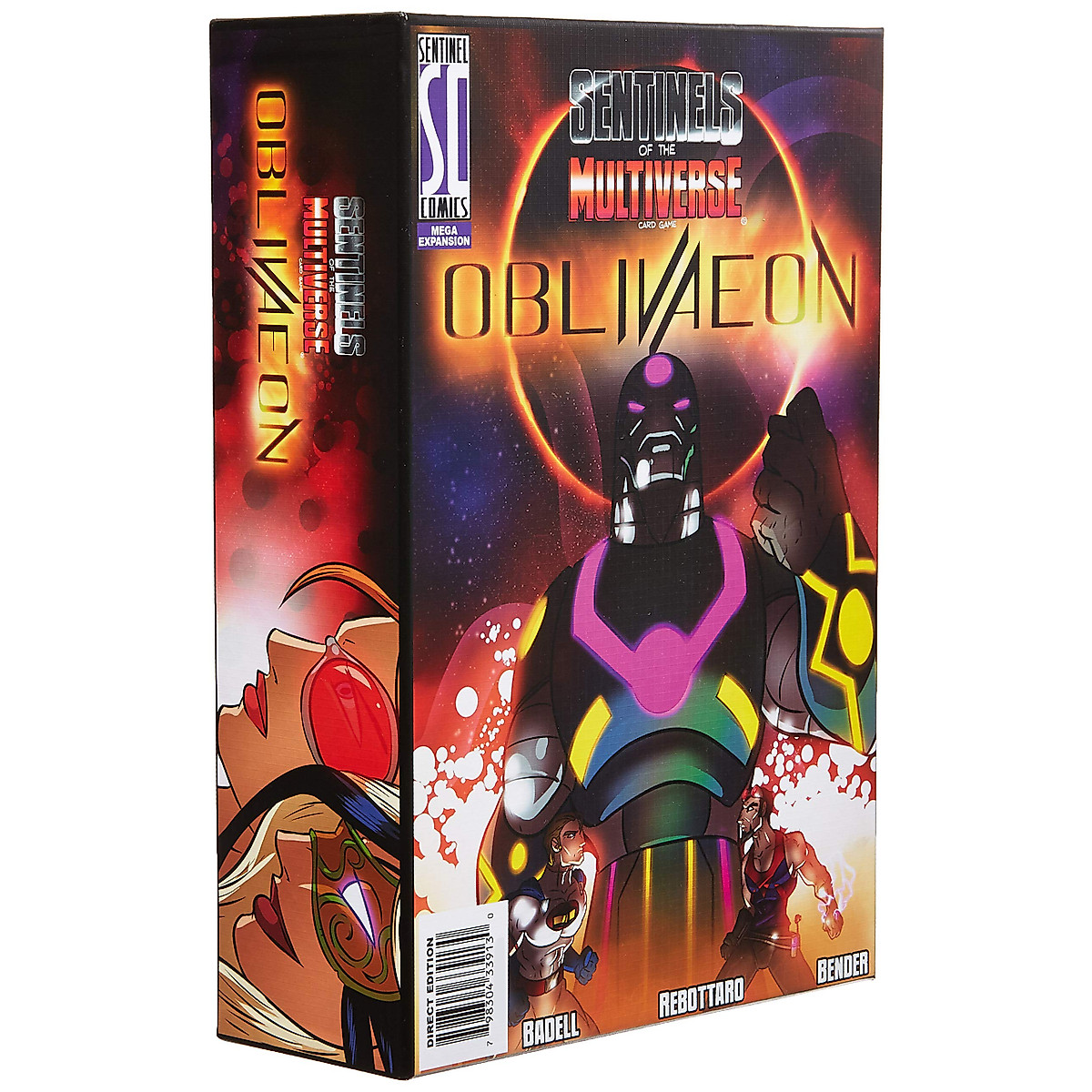 Greater Than Games | Sentinels of The Multiverse: Oblivaeon (Enhanced Edition) | Cooperative Strategy Board Game | 2 to 5 Players | 45 Minutes | Ages 14+