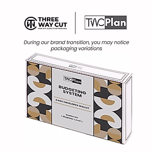 Cash Envelope Wallet All in One Budget System with 12x Tabbed Cash Envelopes , 12x Monthly Budget Cards ,1x Yearly budget planner sheet Complete Money Organizer Set for Cash RFID Blocking