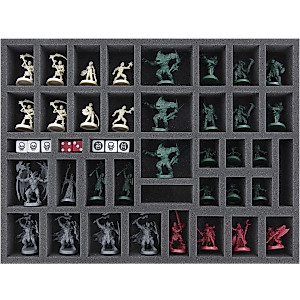 Feldherr Foam Set + Token Holder Compatible with HeroQuest (2021) - core Game Box