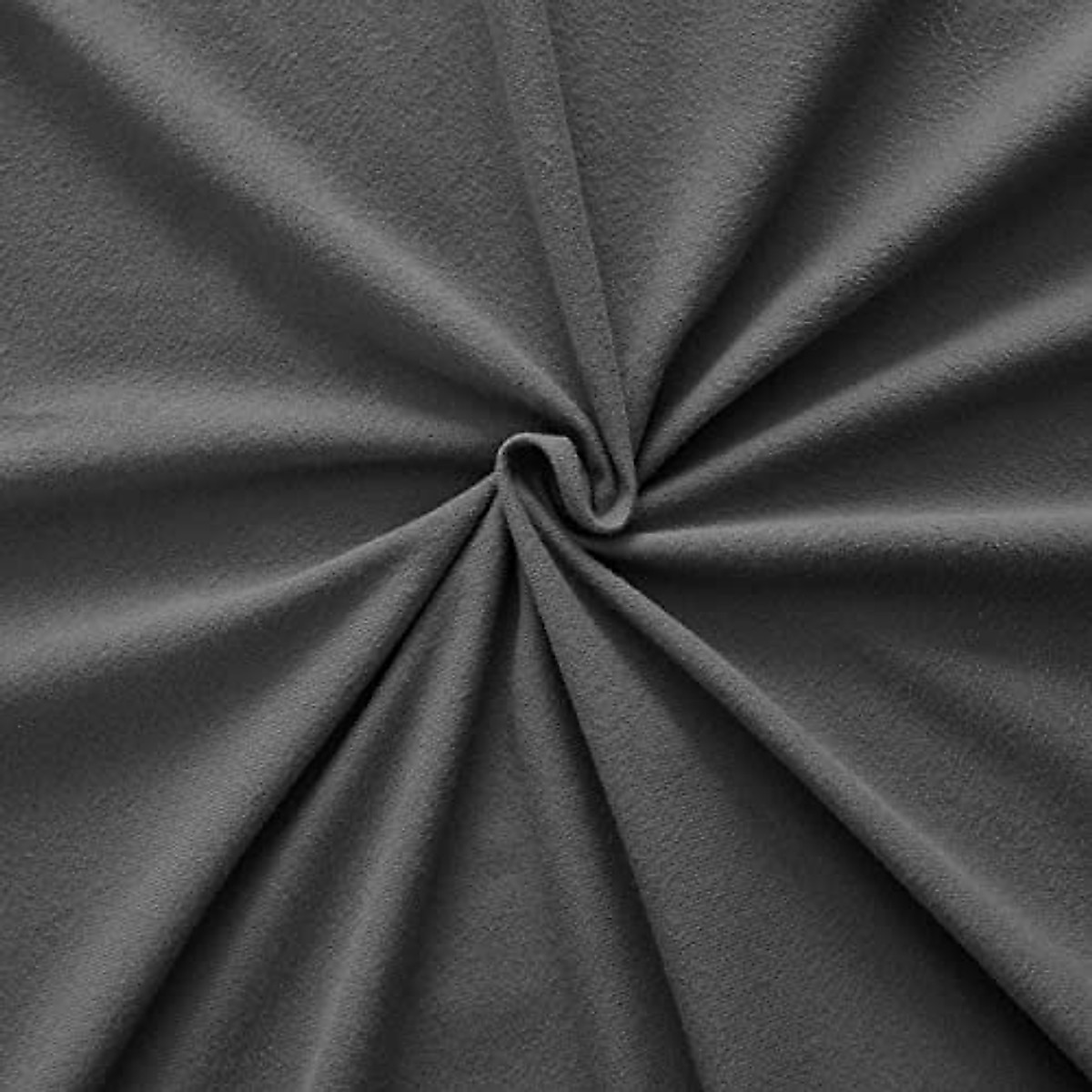 Flannel Sheets Warm and Cozy Deep Pocket Breathable All Season Bedding Set with Fitted, Flat and Pillowcases, Full, Gray