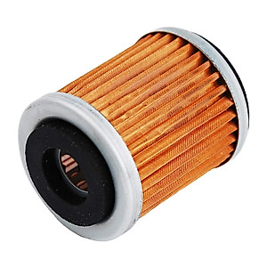 HIFROM Air Filter Element Cleaner with Oil Filter Spark Plug Kit Replacement for 2005-2013 Yamaha Raptor 350 YFM350R Replace 1UY-14451-00-00 1UY134400100