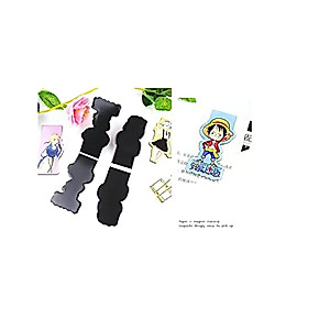6 Pcs Magnetic Bookmark for One Piece,Book Clip Cartoon Anime Cultural Creative Gift Creative