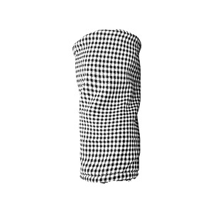 Sunfish Tartan Golf Headcover Set Black and White Plaid Houndstooth - Driver, Fairway, Hybrid