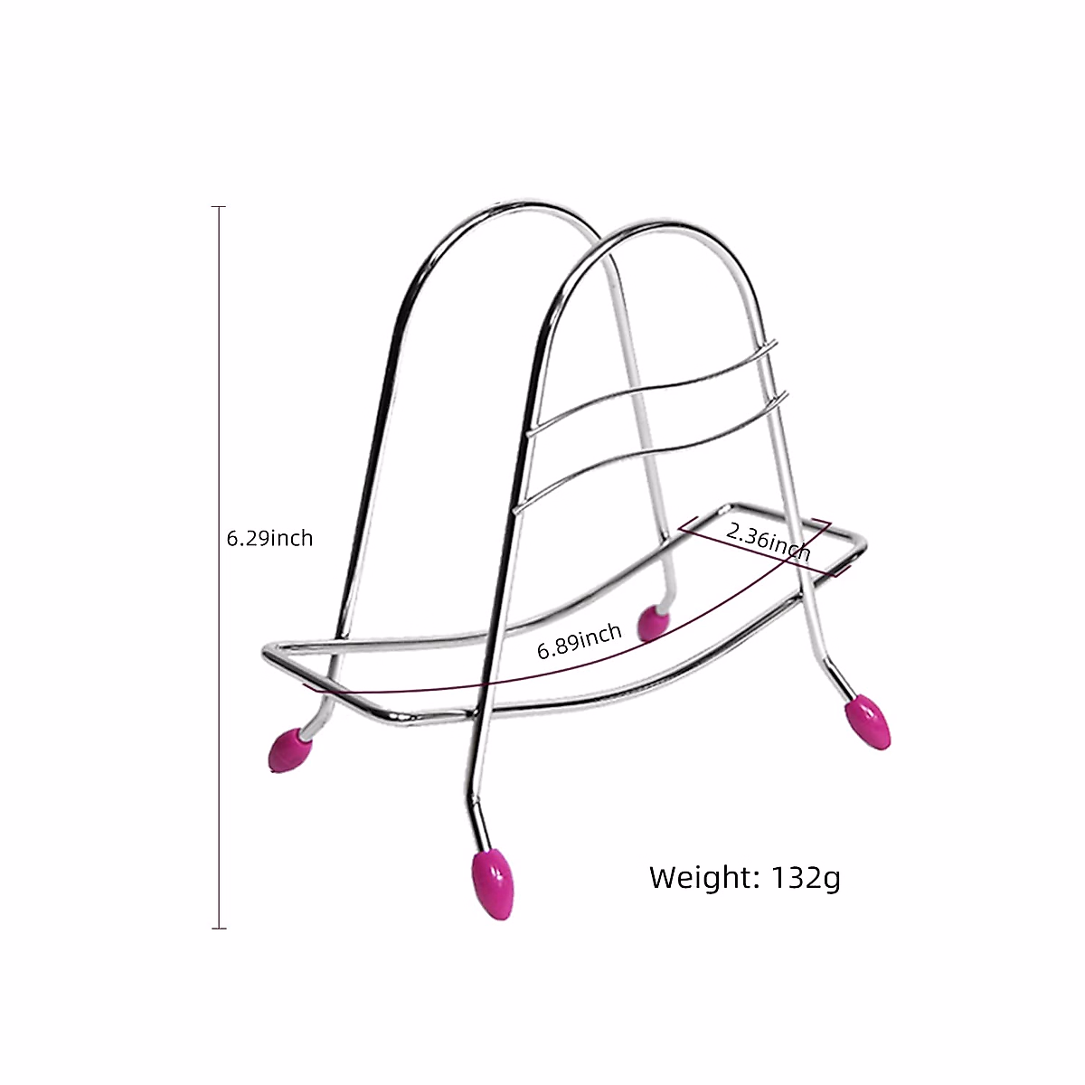 WAIKAS 【 3-Pack】 Cutting Board Racks 2pcs and Universal Pot Rack 1pcs, 304 Stainless Steel