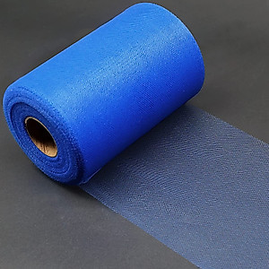 Tulle Fabric Rolls, 6 Inch by 100 Yards(300 feet), Fabric Spool Tulle Ribbon for DIY Tutu Bow Baby Shower Birthday Party Wedding Decorations Christmas Craft Supplies