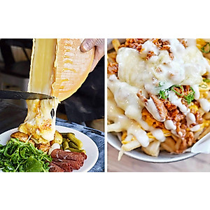 Li Bai Raclette Cheese Melter Commercial Cheese Melting Machine Electric For A Half of Cheese Wheel Height Adjustable 650W(850A)