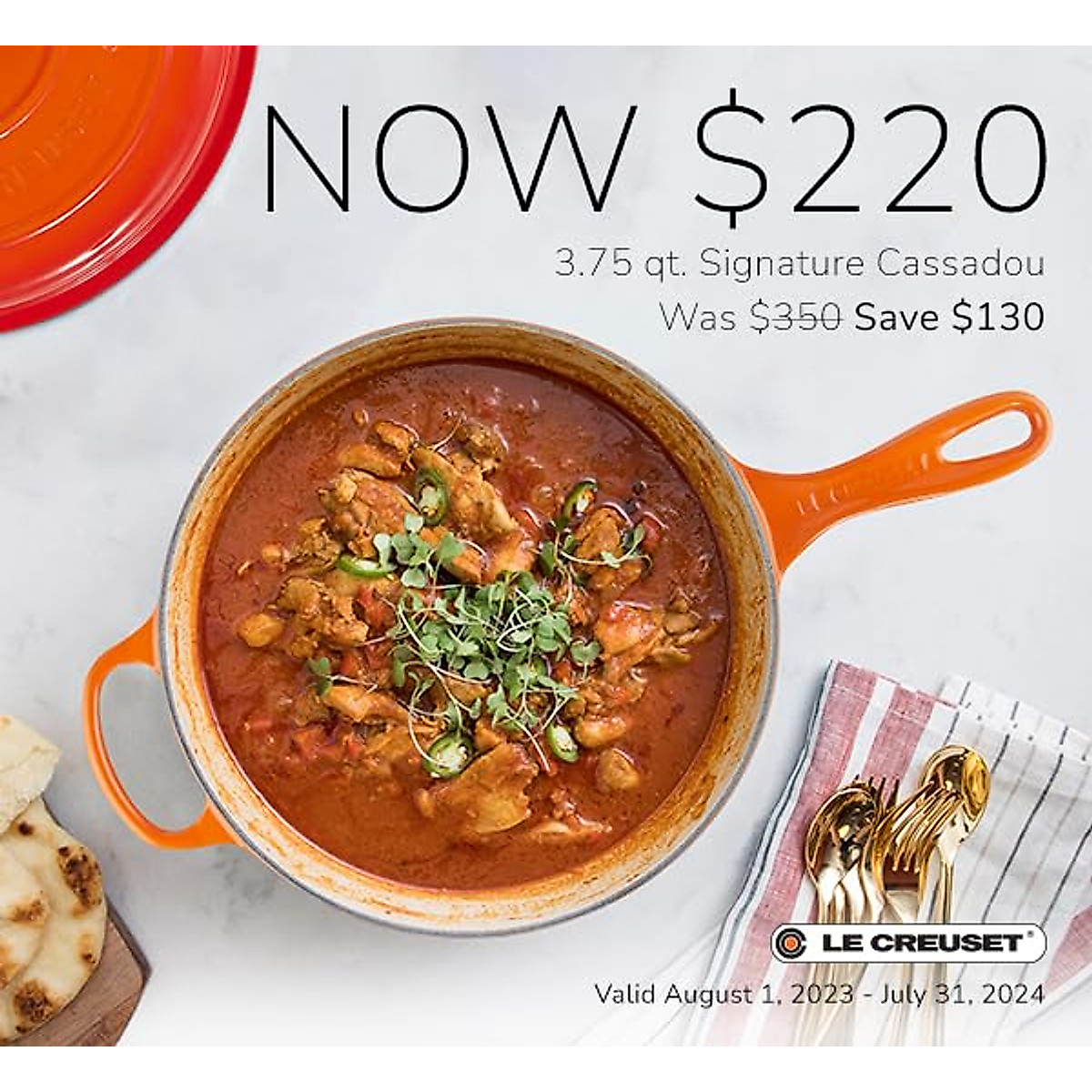 Le Creuset Enameled Cast Iron Signature Cassadou, 3.75 qt., Cerise
