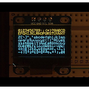 DEVIT V1 ESP32-WROOM-32 + 0.96 Inch Yellow&Blue I2C OLED Display Module
