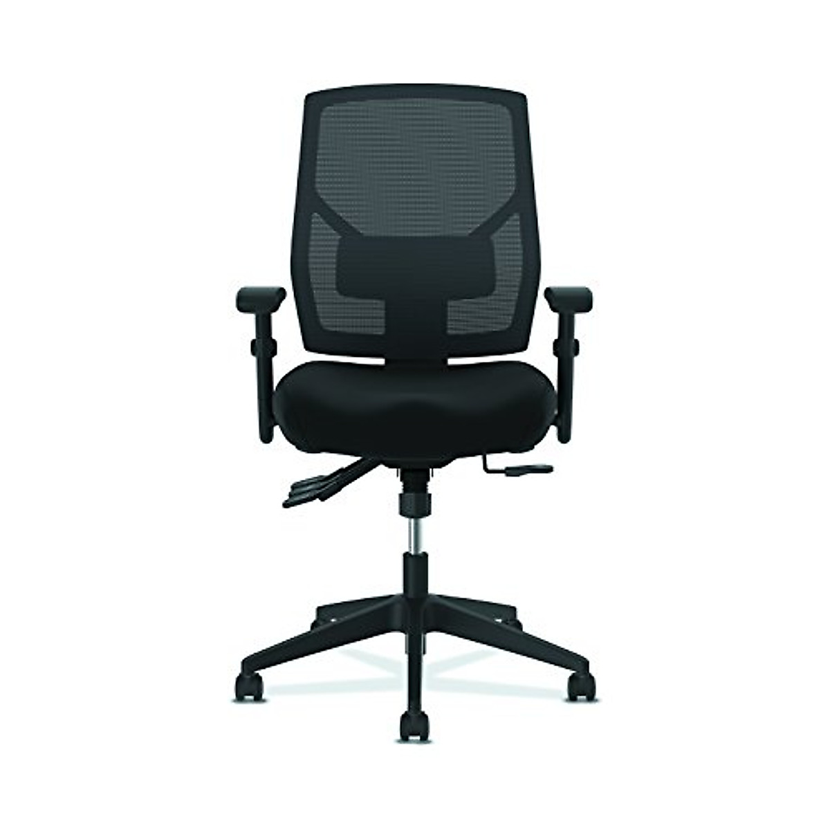 HON Crio High-Back Task Chair -Mesh Back Computer Chair with Asynchronous Control for Office Desk, in Black (HVL582)
